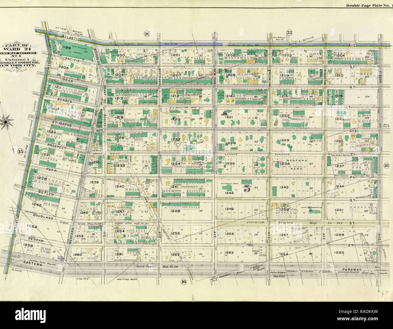 Part of Ward 24. Land Map Section, No. 5, Volume 1, Brooklyn Borough ...