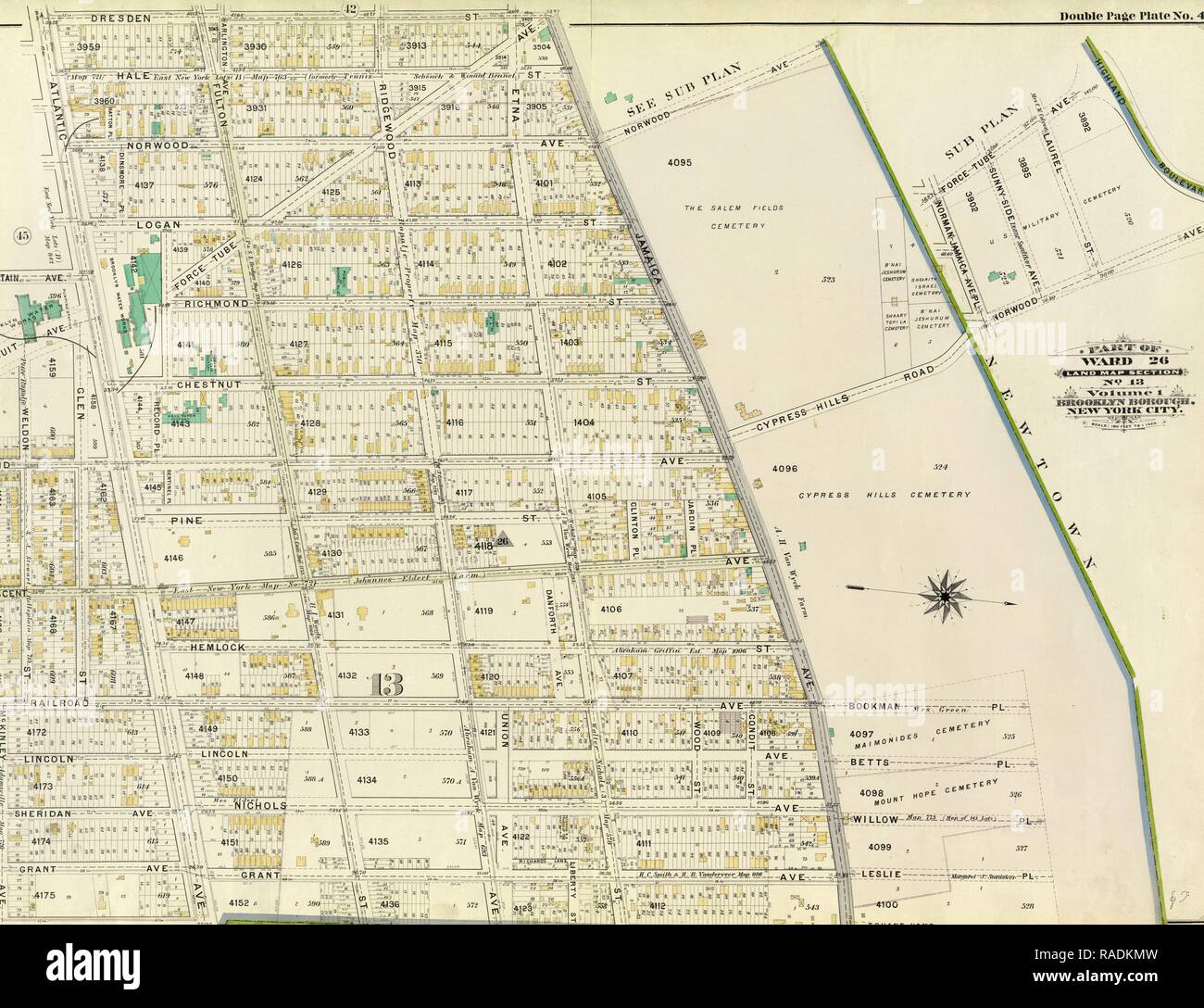 Part of Ward 26. Land Map Section, No. 13. Volume 1, Brooklyn Borough ...