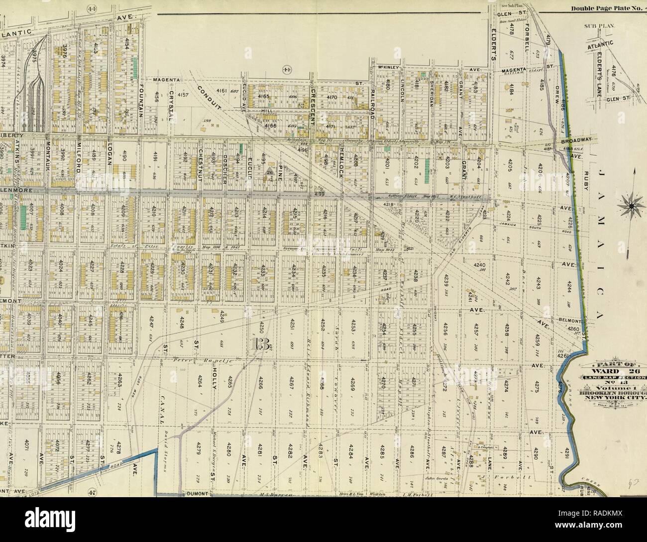 Part of Ward 26. Land Map Section, No. 13. Volume 1, Brooklyn Borough ...