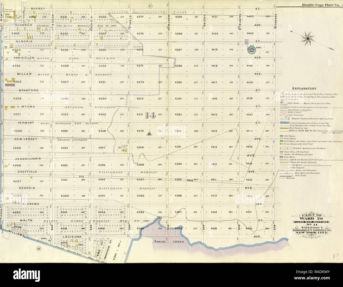 Part of Ward 26. Land Map Section, No. 14. Volume 1, Brooklyn Borough ...