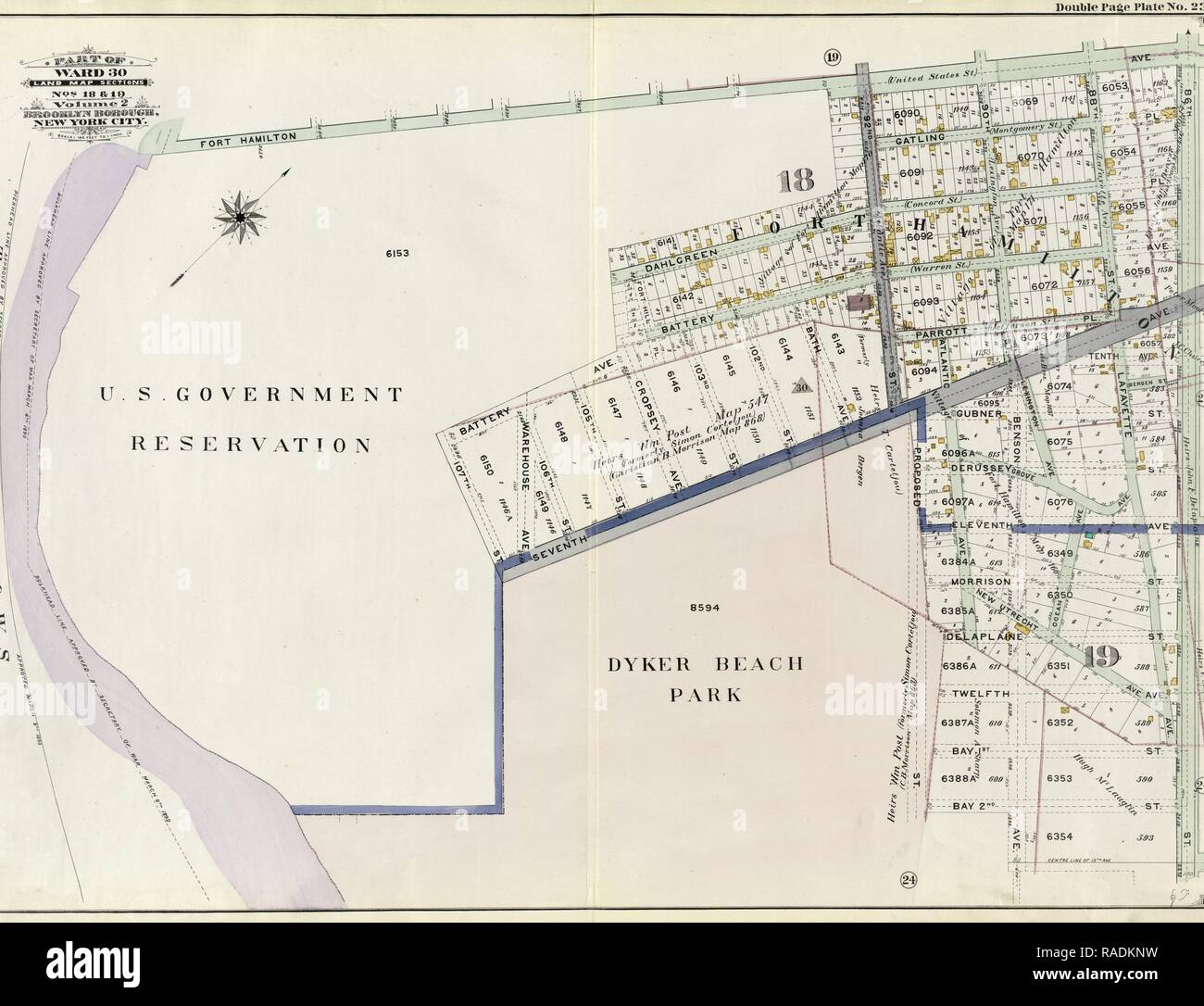 Us government reservation fort hamilton avenue hi-res stock photography ...
