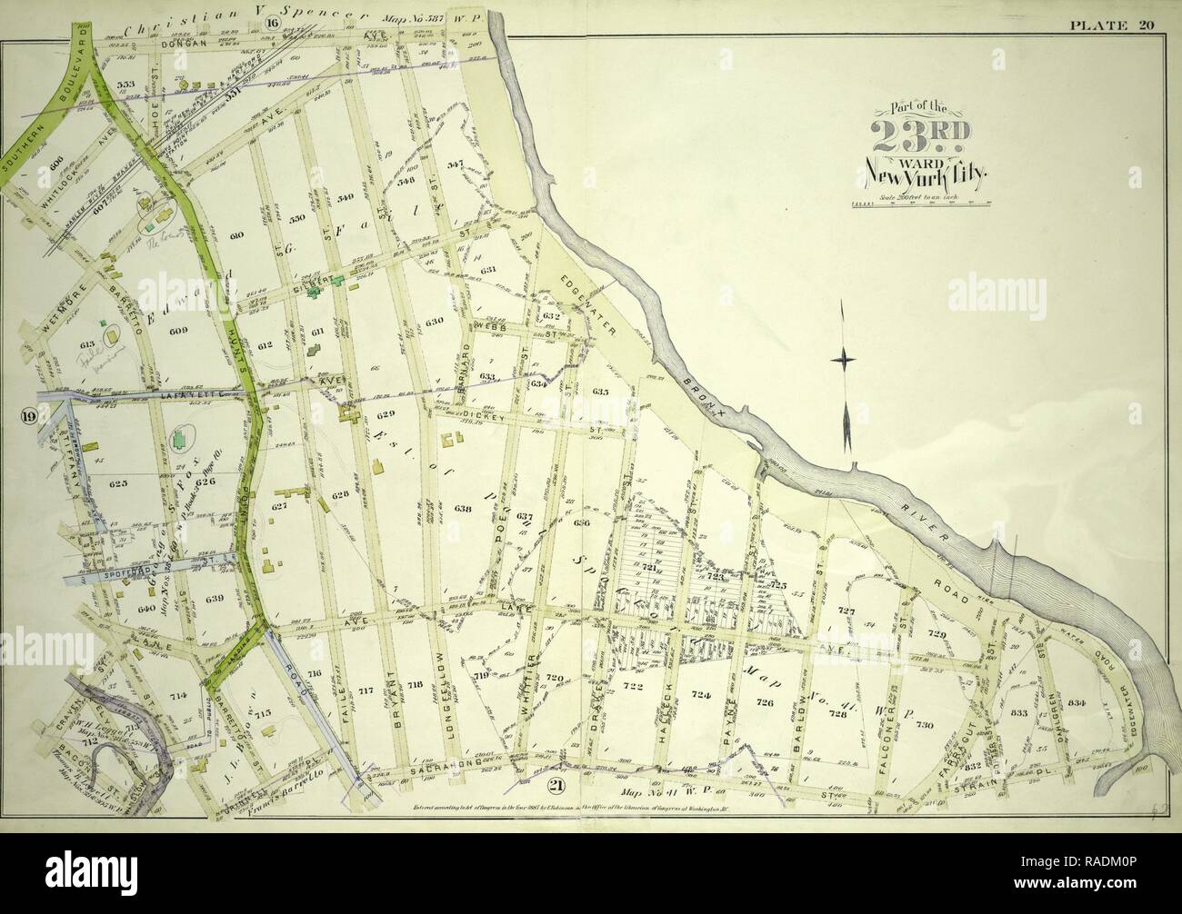 Edgewater map hi-res stock photography and images - Alamy