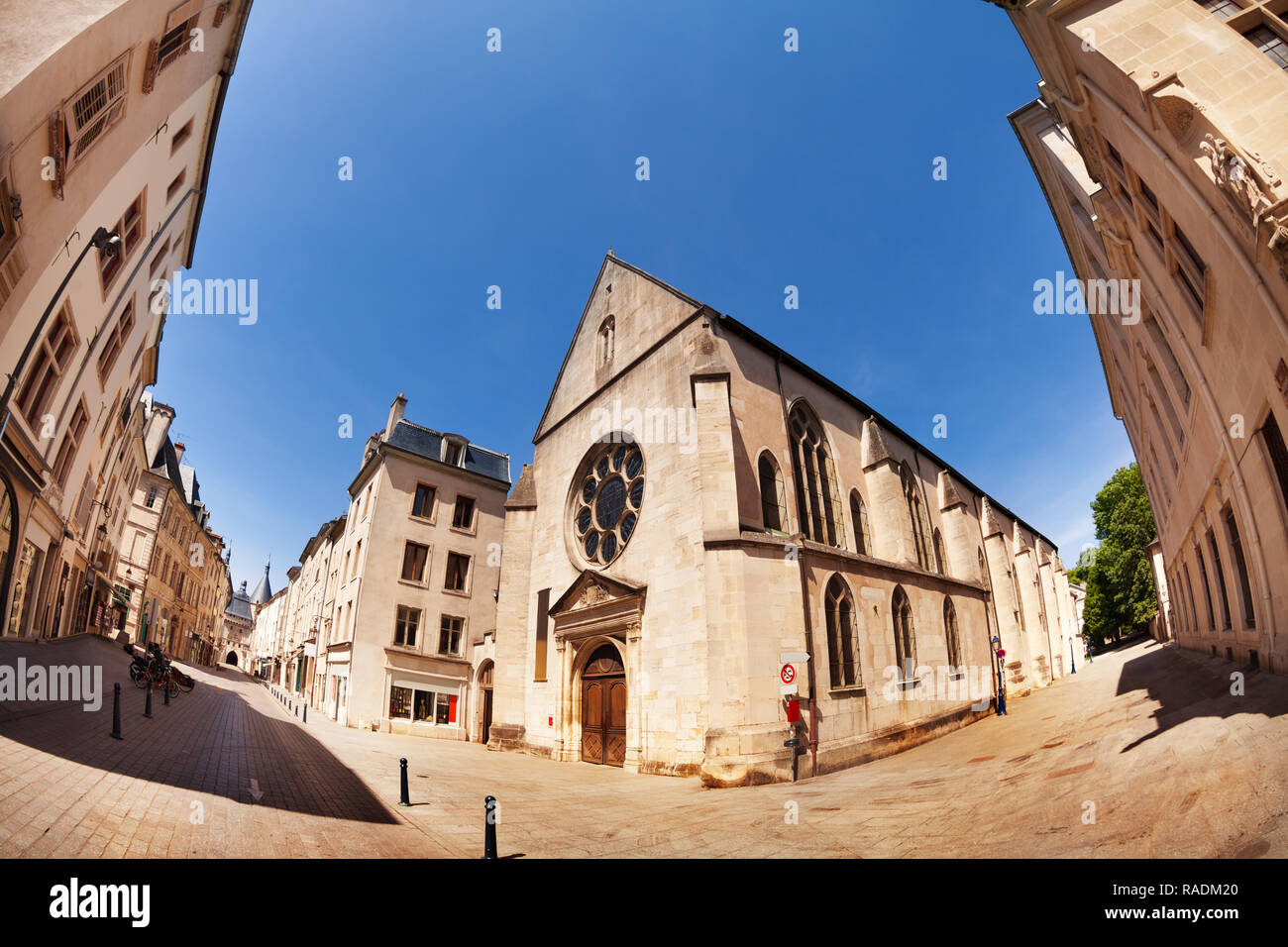 Church in downtown of Nancy town, France Stock Photo - Alamy