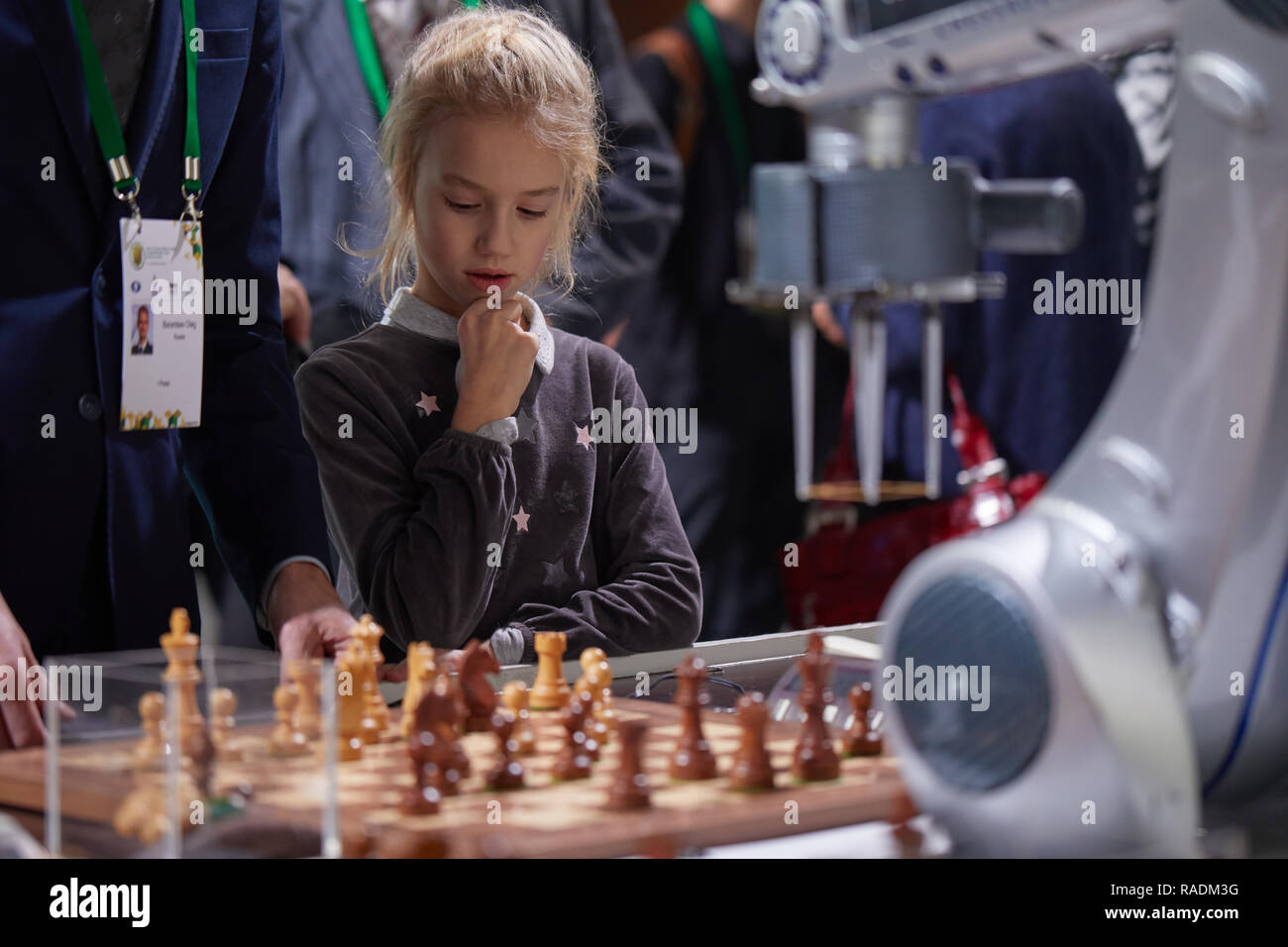 World chess tournament girl hi-res stock photography and images - Alamy