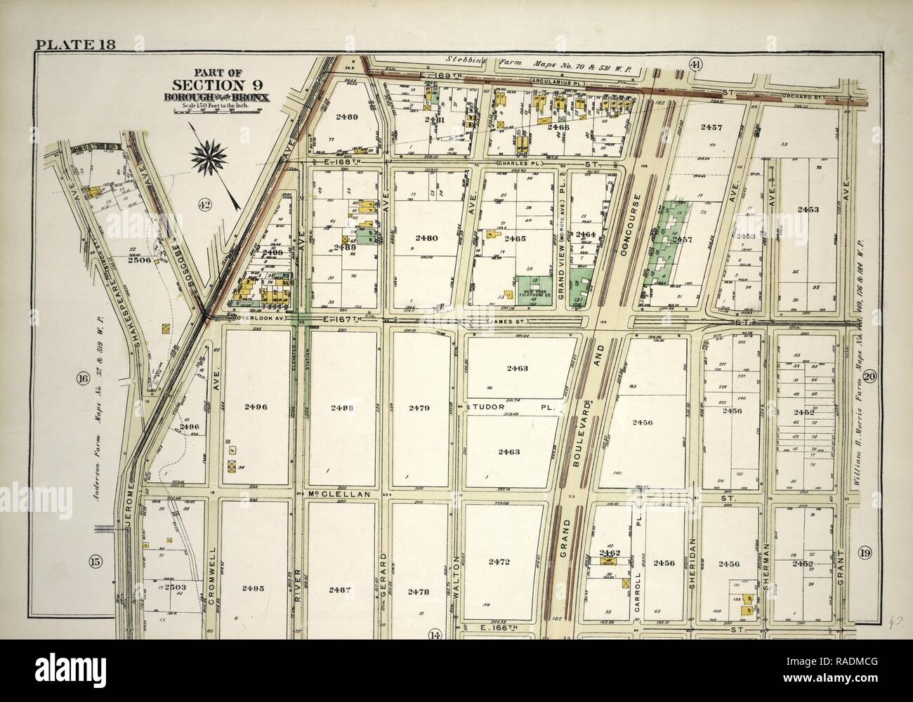 Old map of grant hi-res stock photography and images - Alamy