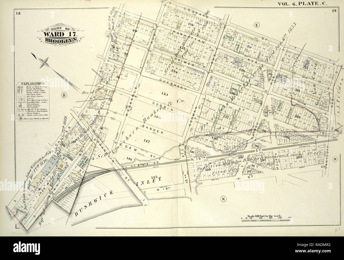 Leonard map hi-res stock photography and images - Alamy