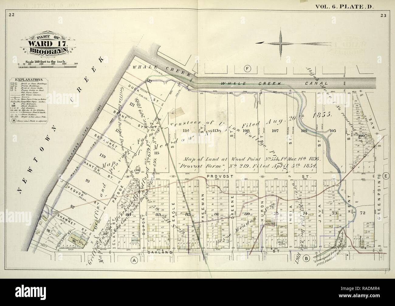 Map of provost hi-res stock photography and images - Alamy