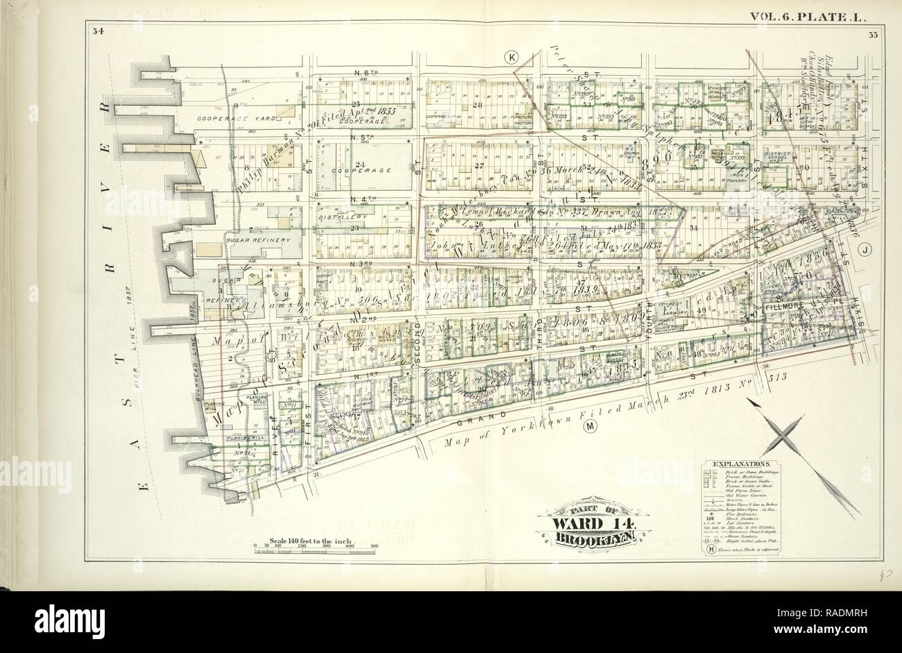 Fillmore map hi-res stock photography and images - Alamy