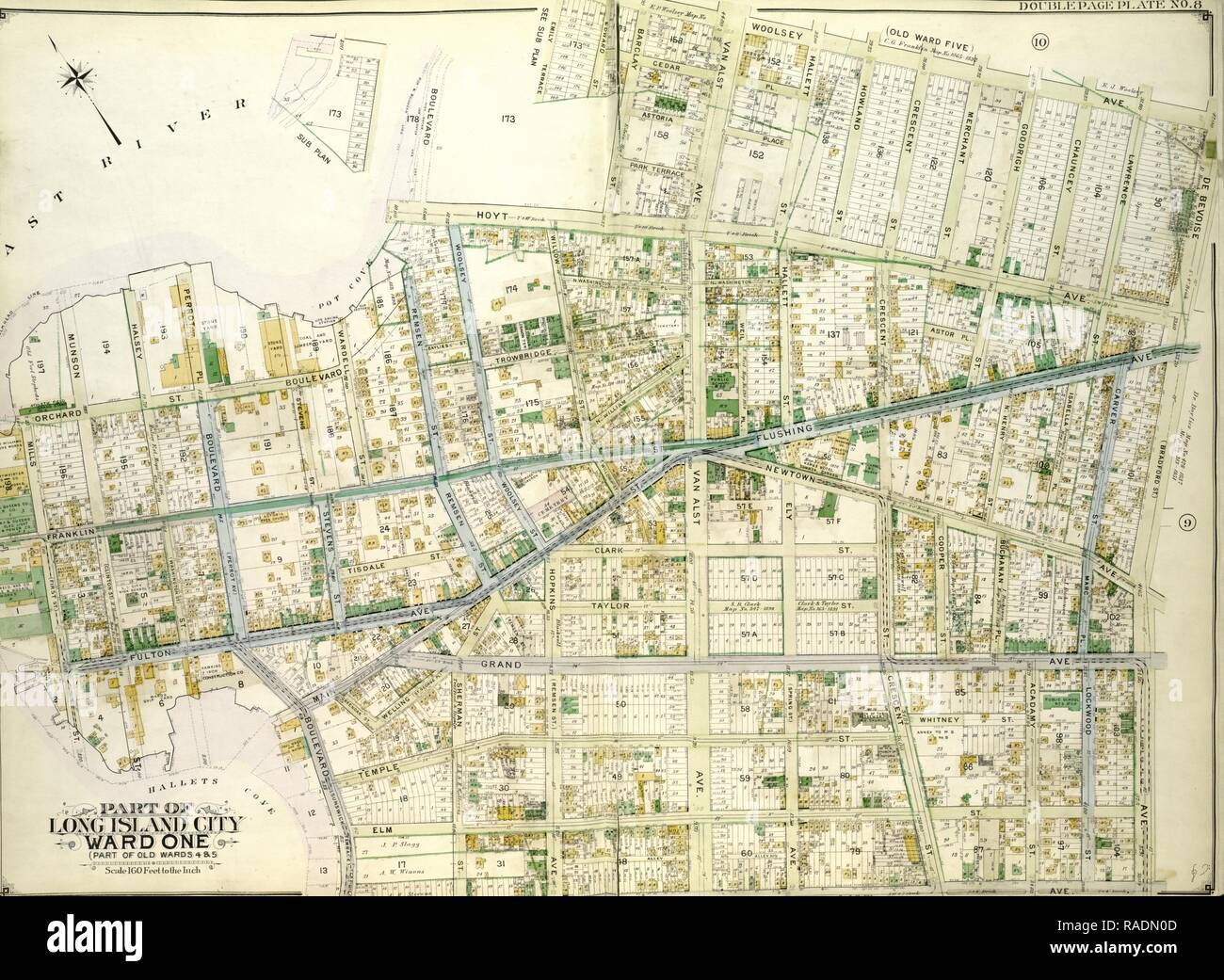 Map of wards island hi-res stock photography and images - Alamy