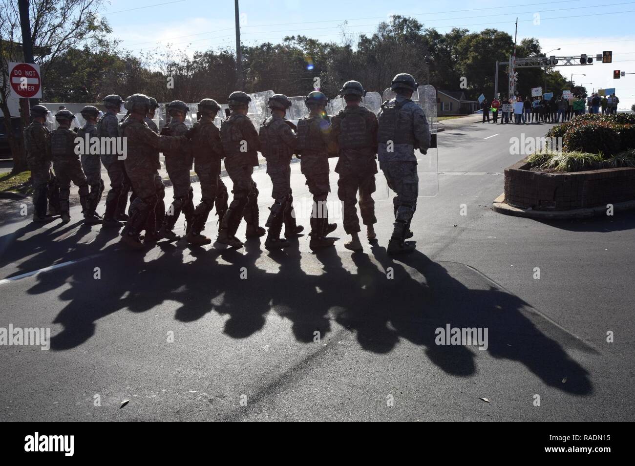 Riot control drill hi-res stock photography and images - Alamy