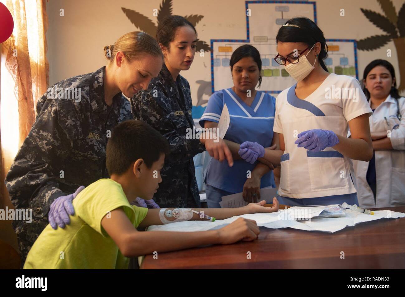 TRUJILLO, Honduras (Dec. 13, 2018) - Lt. Melissa Mathers (left) and Lt ...