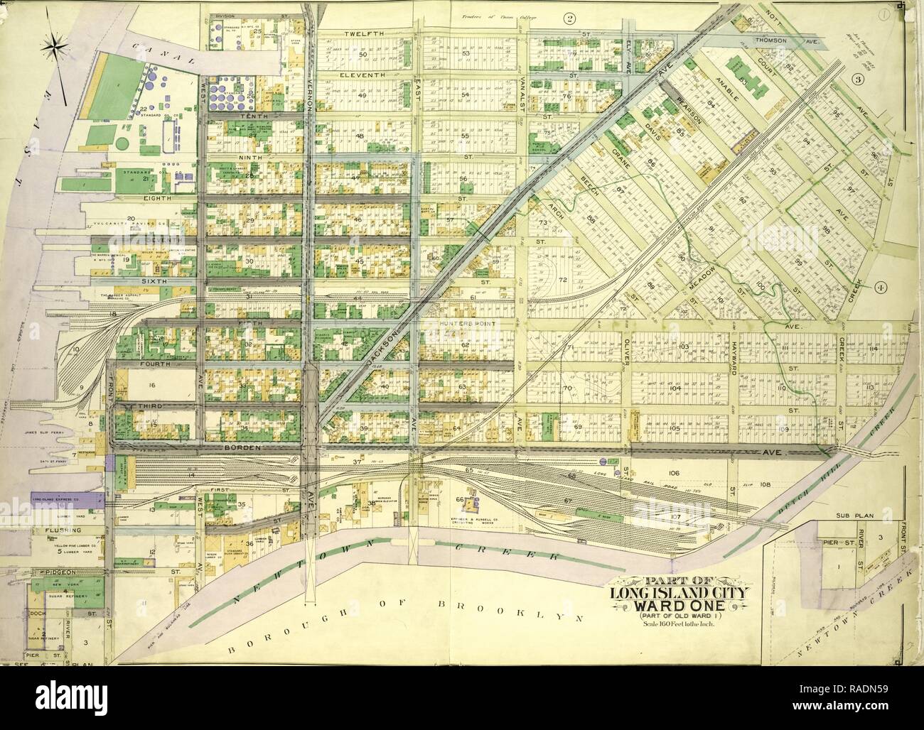 Map of long creek hi-res stock photography and images - Alamy