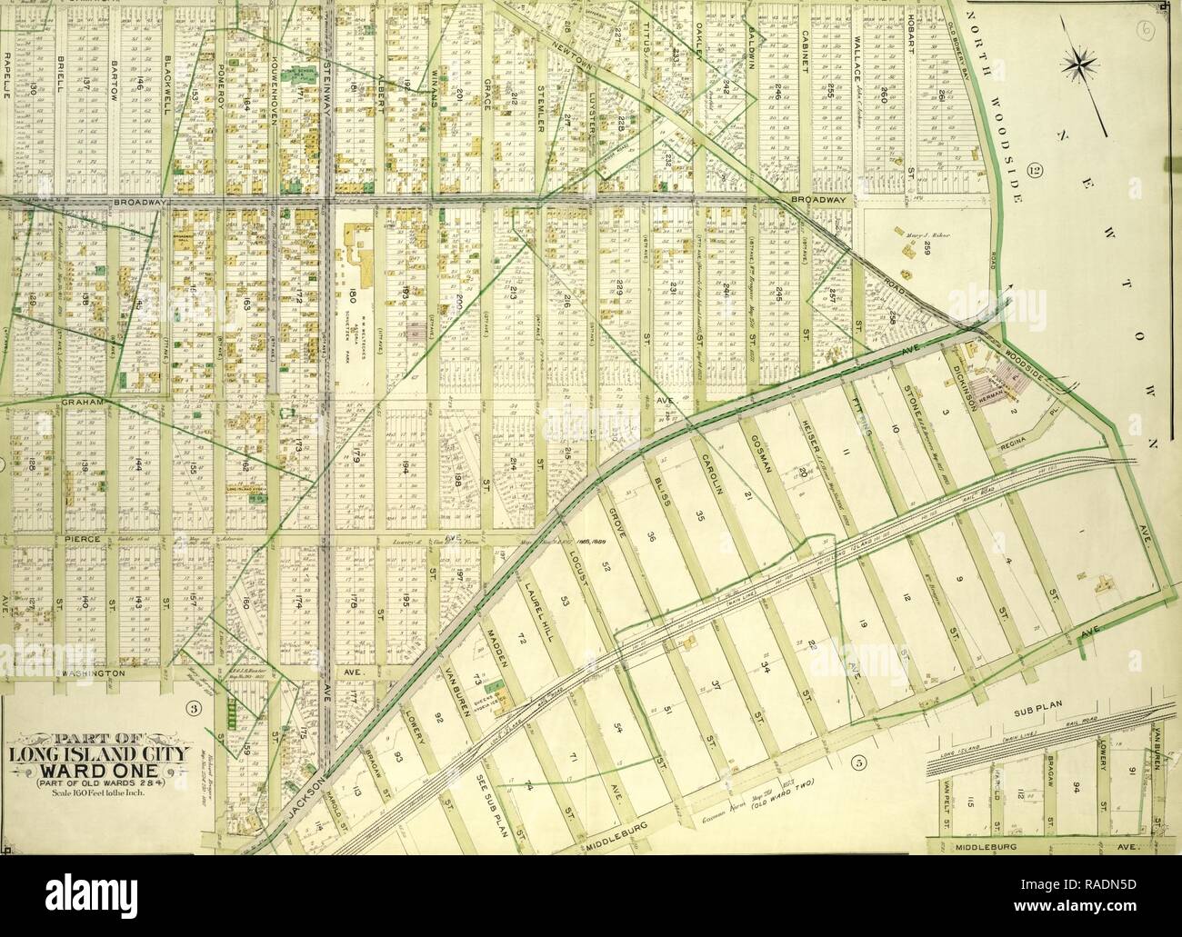 Map of new york city including queens hi-res stock photography and ...