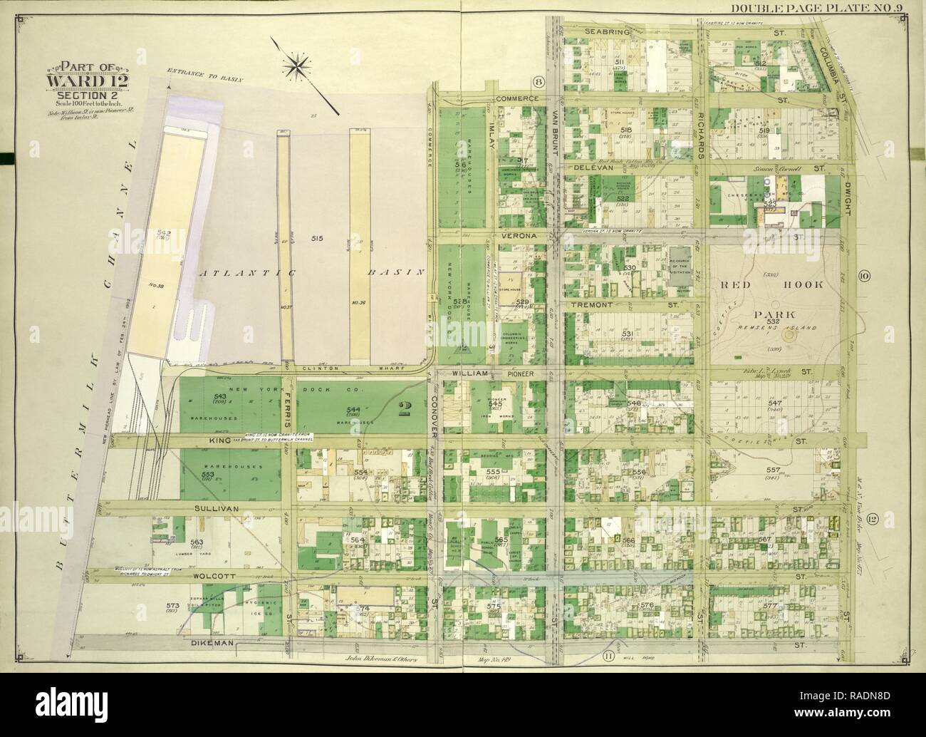 Map of dwight hi-res stock photography and images - Alamy
