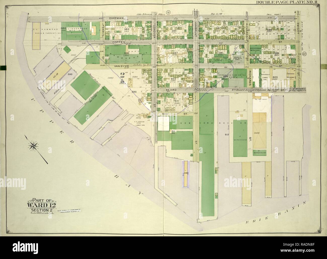 Map of dwight hi-res stock photography and images - Alamy