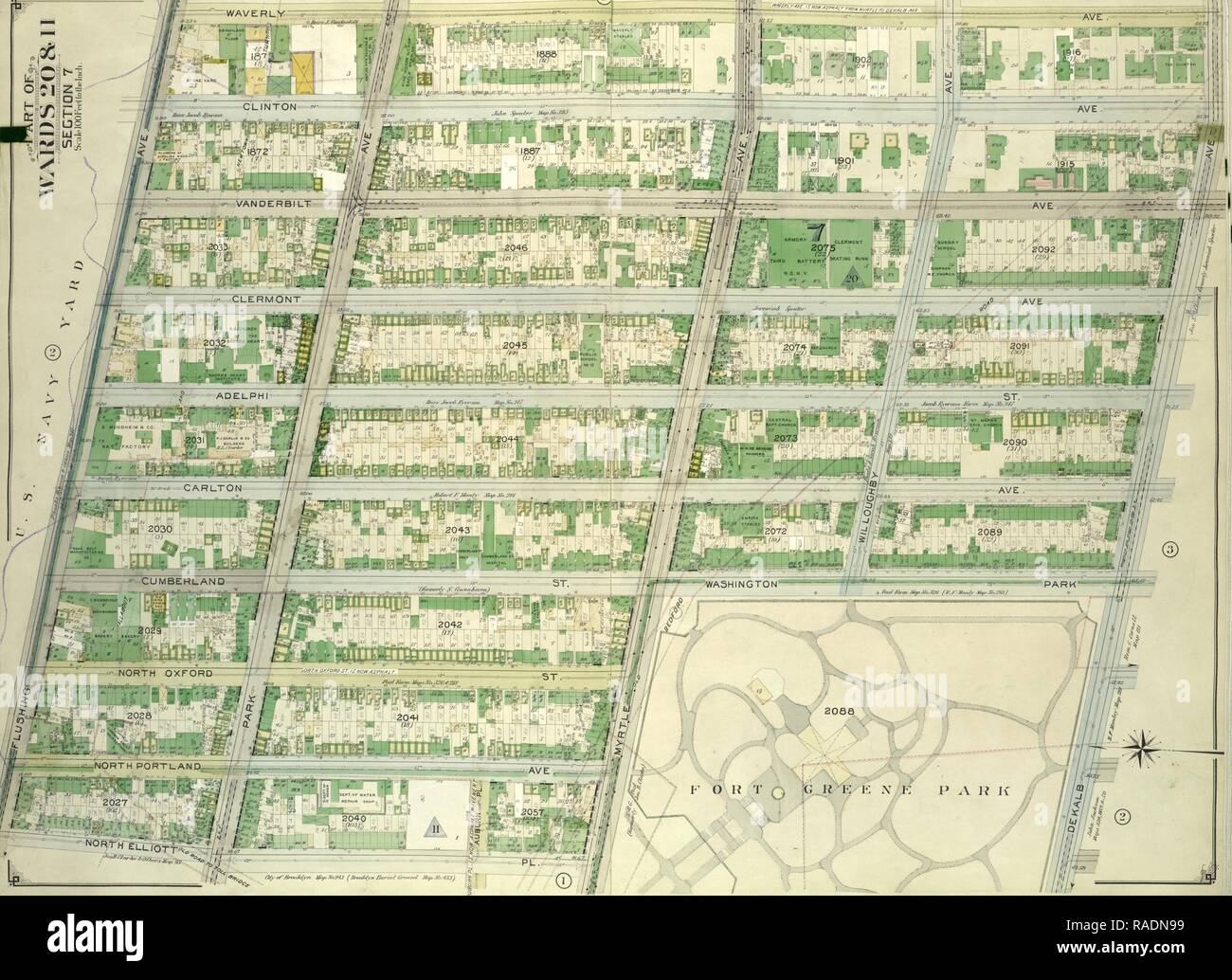 Brooklyn, Vol. 2, Double Page Plate No. 4, Part of Wards 20 & 11 ...
