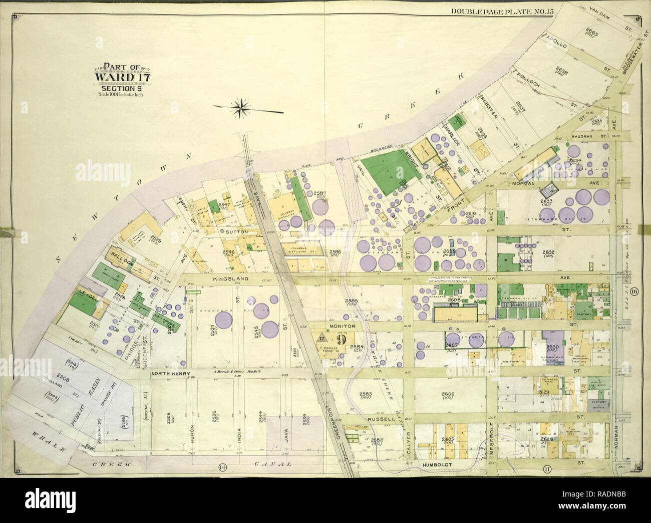 Brooklyn, Vol. 3, Double Page Plate No. 15, Part of Ward 17, Section 9 ...