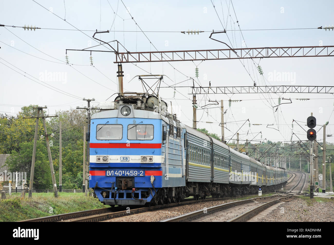 Soviet electric locomotive hi-res stock photography and images - Alamy