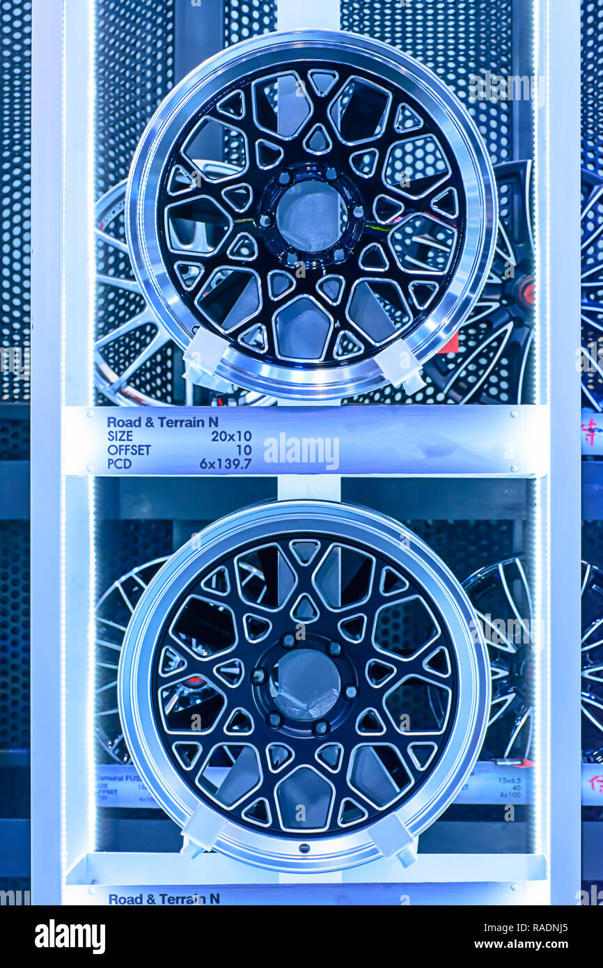 Magnesium alloy wheel or mag wheel or max wheels of car Stock Photo - Alamy