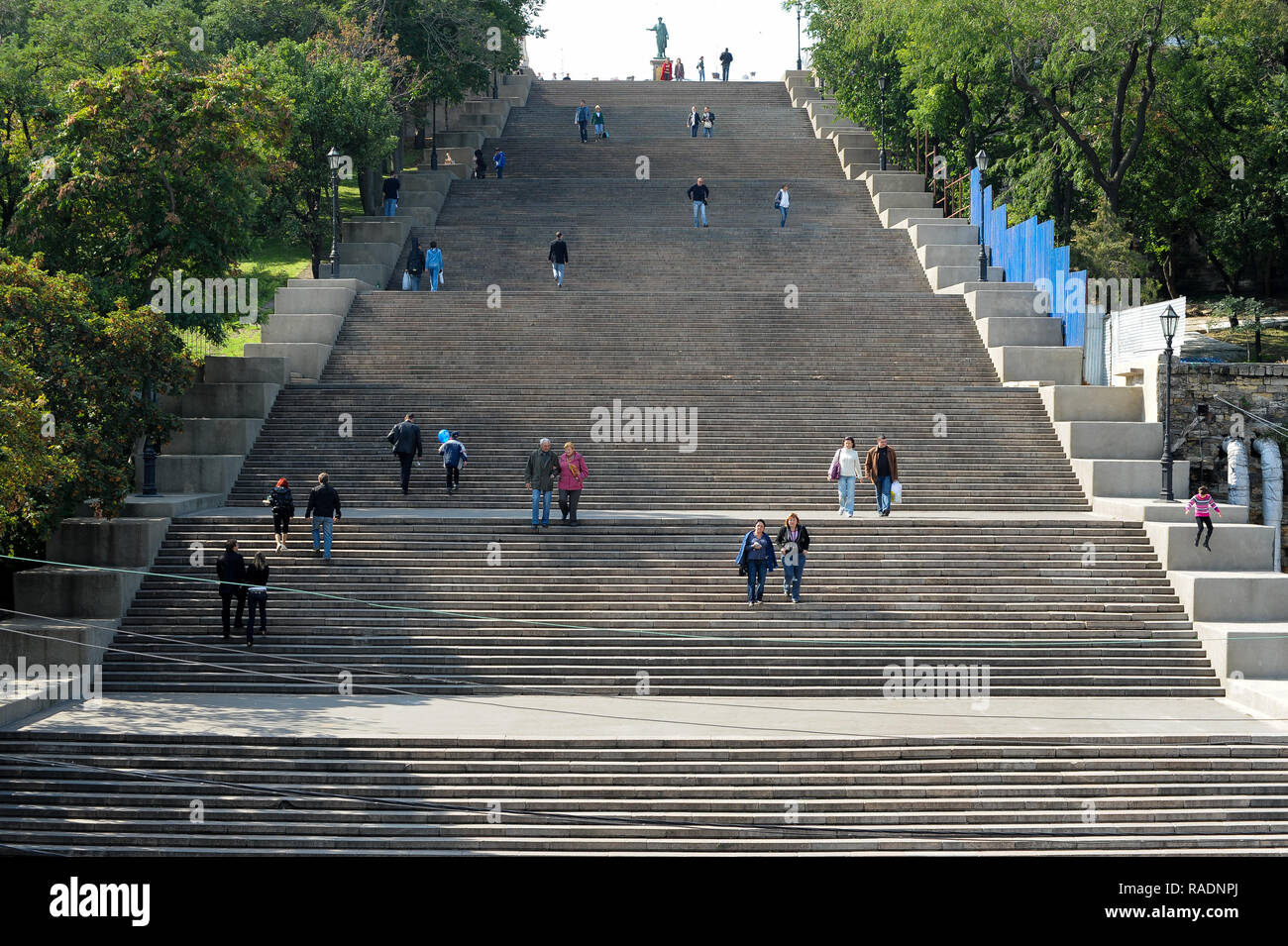 Famous Potemkin Stairs in Odessa, Ukraine. September 28th 2008, built ...