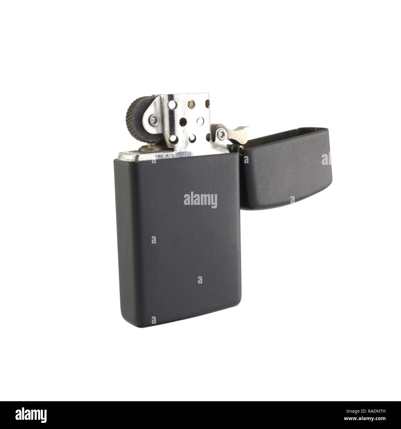 Black lighters isolated on a white background Stock Photo - Alamy