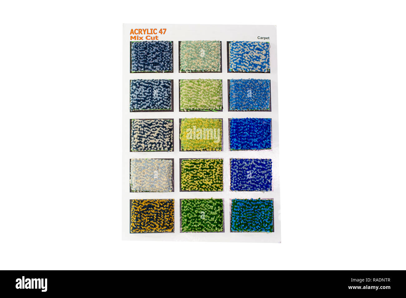 Floor carpet samples background Cut Out Stock Images & Pictures - Alamy