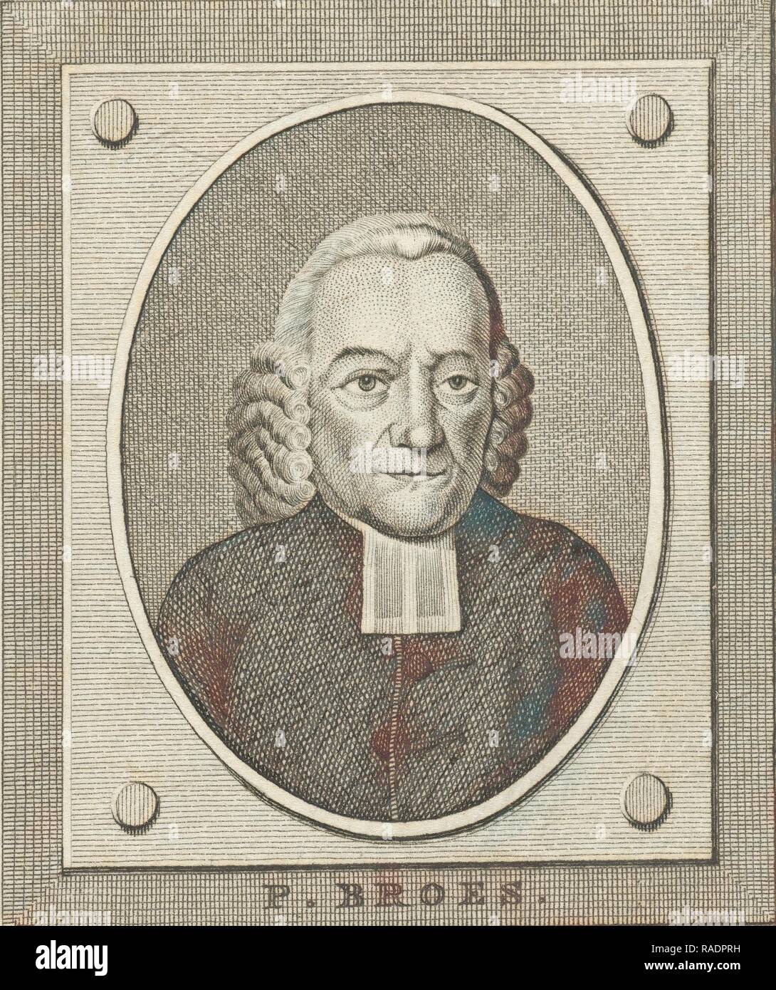 Portrait of Peter Broes, Carel Jacob de Huyser, 1763 - 180. Reimagined ...