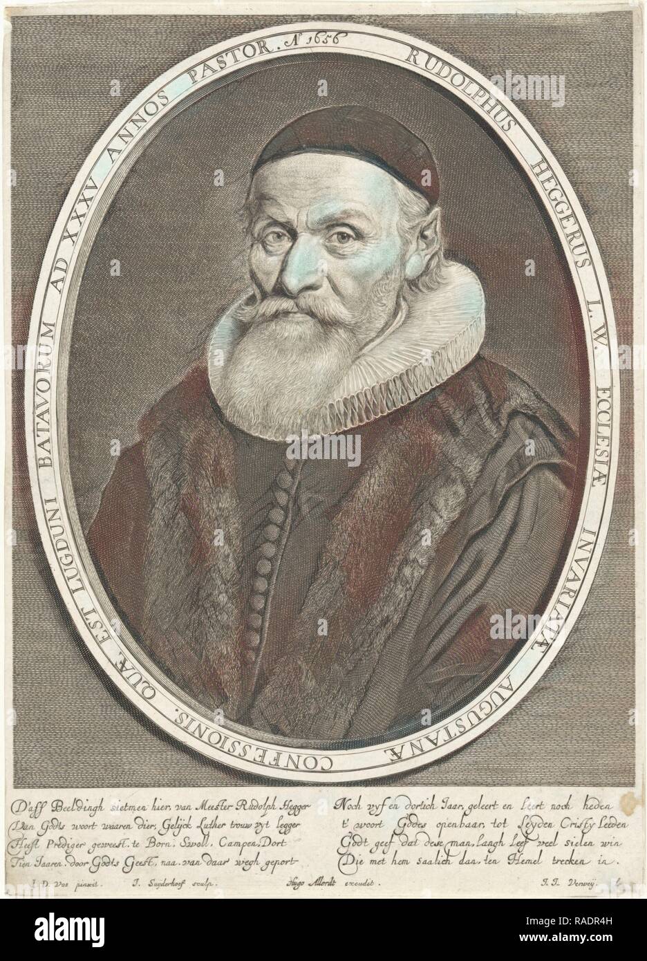 Portrait of Rudolph Hegger, Jonas Suyderhoef, J.J. Verweij, Hugo Allar ...