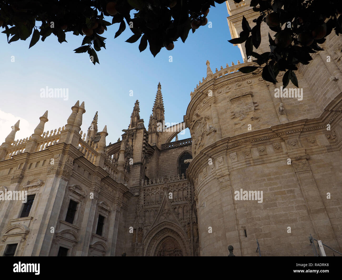 Architectural details of the famous cathedral in the historic city ...