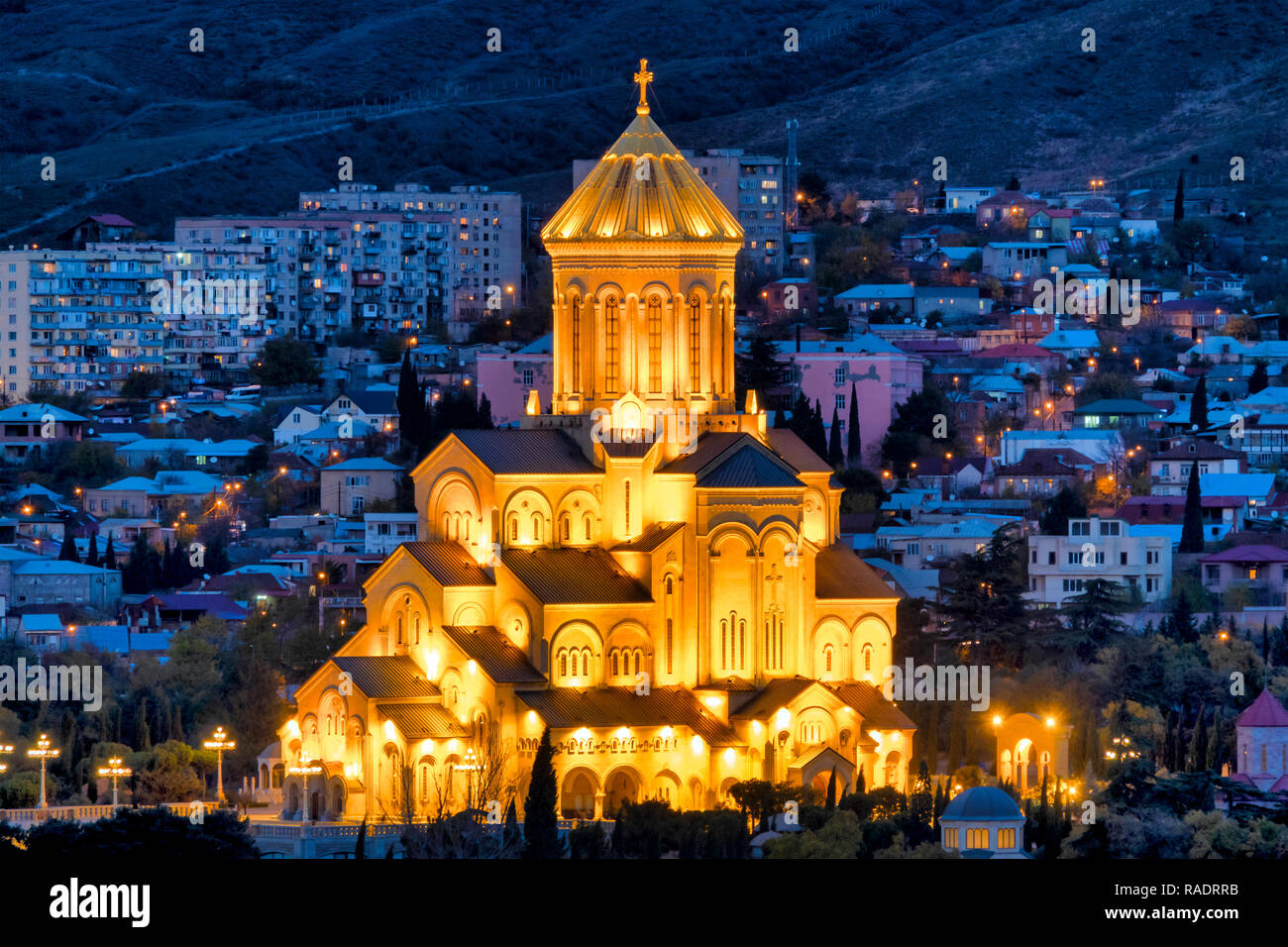 Holy Trinity Cathedral of Tbilisi (also called Sameba), Tbilisi ...