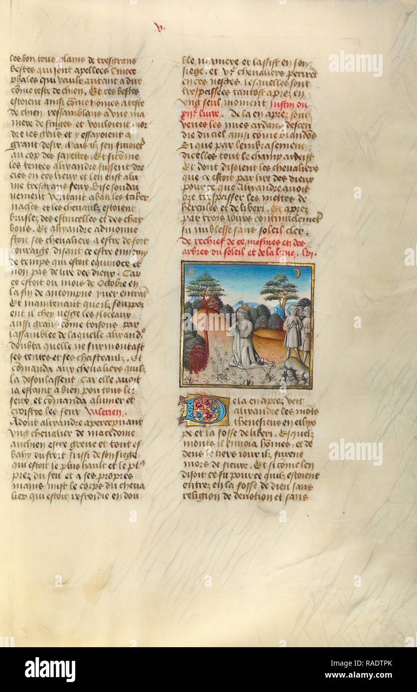 Alexander the Great Consulting the Oracle of the Tree, Ghent, Belgium ...