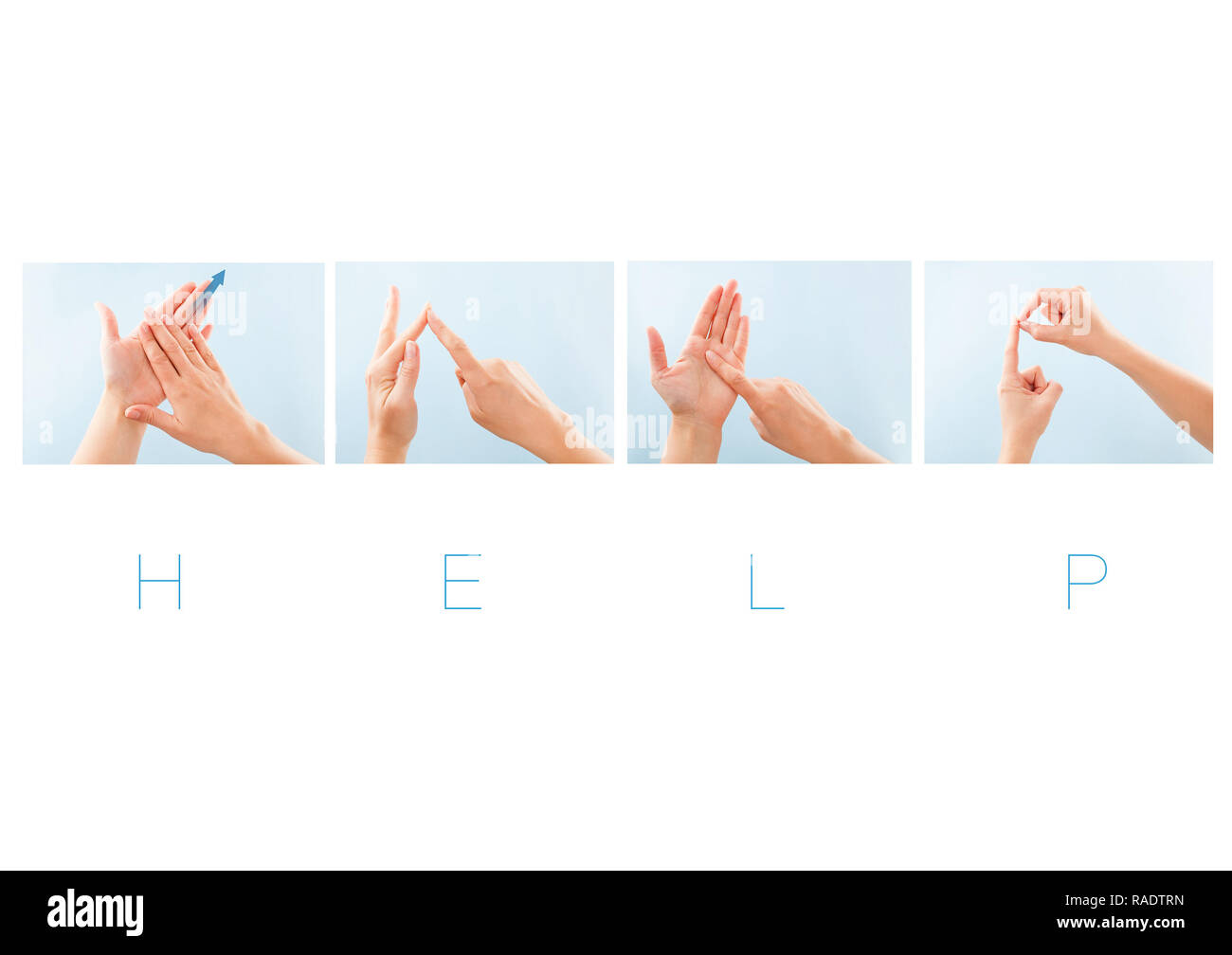 British sign language alphabet hi-res stock photography and images - Alamy