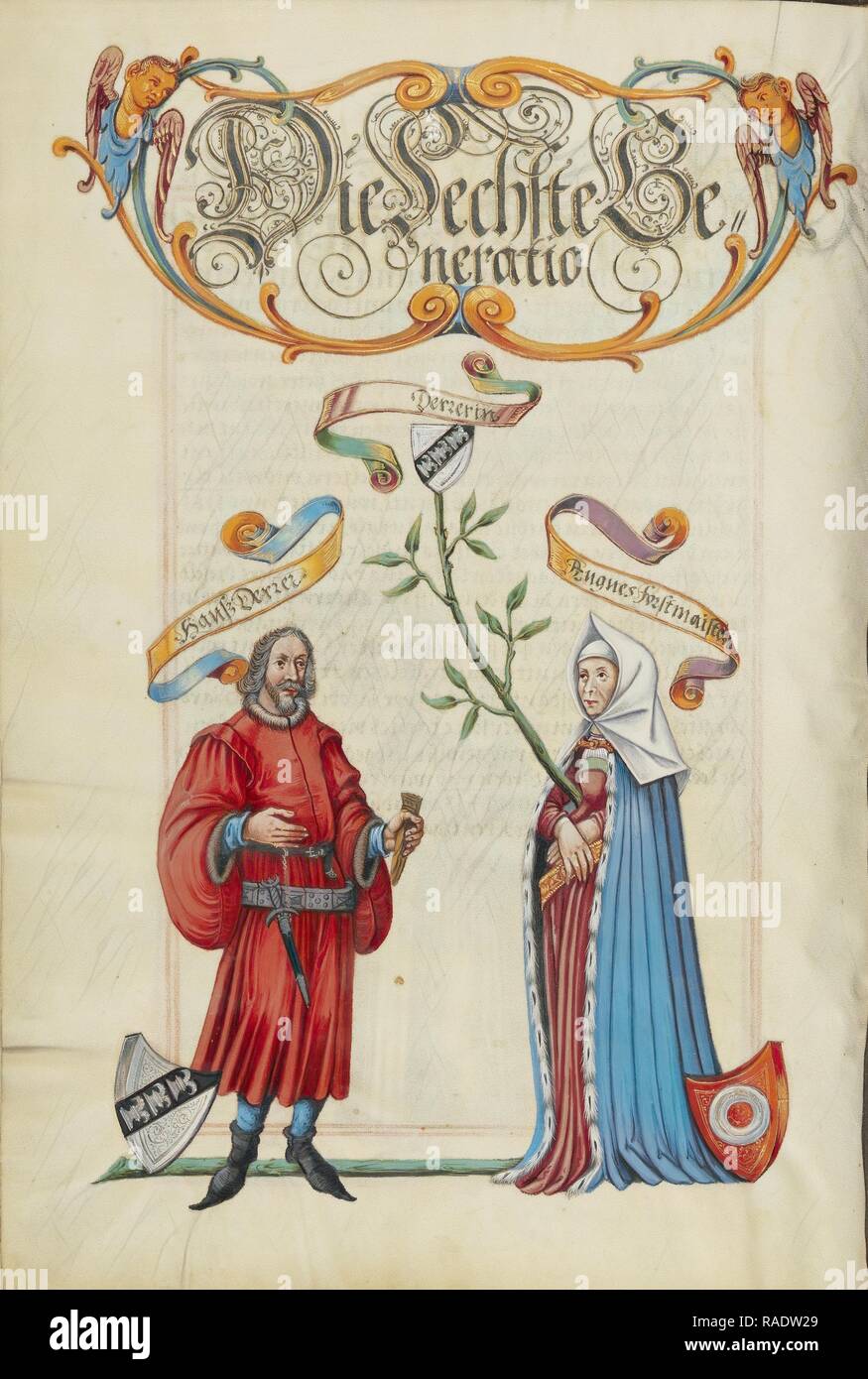 The Sixth Generation, Hans Derrer, Nuremberg, Germany, about 1626 ...