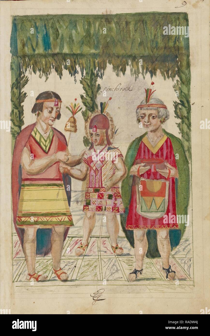 The Investiture of Sinchi Roca by Manco Capac, Madrid, Spain, completed ...