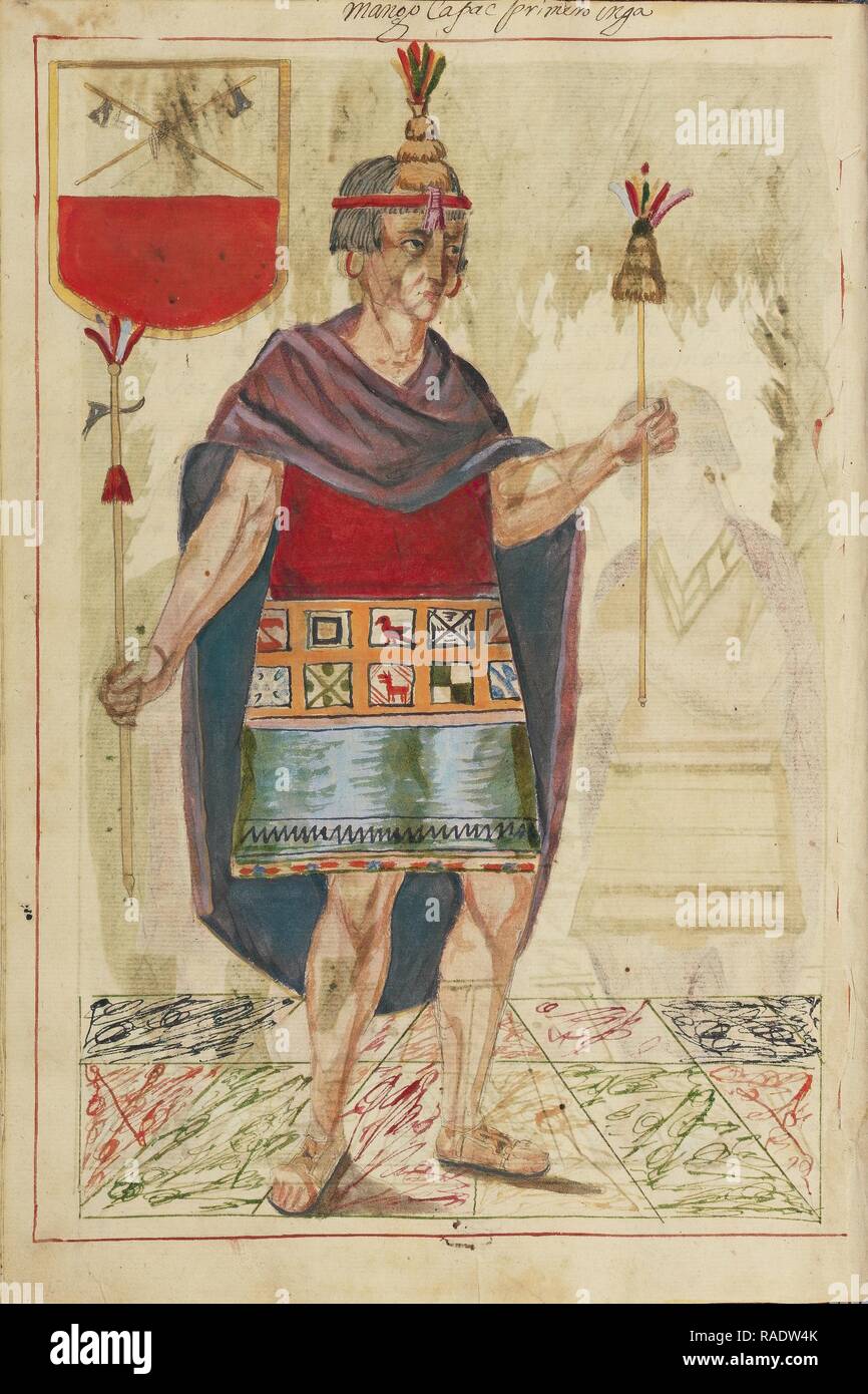 Manco Capac, La Plata, Bolivia, completed in 1616, Ms. Ludwig XIII 16 ...