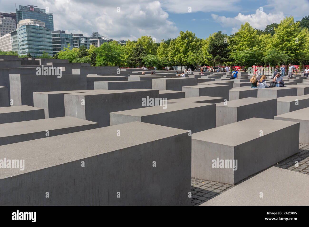 Berlin- Germany – June 2016 : The Jewish Holocaust Memorial (The ...