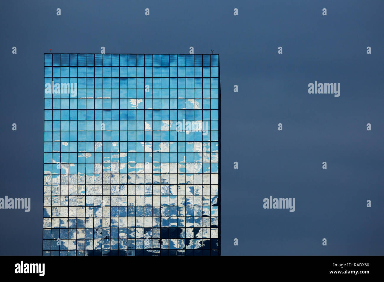 The World Trade Centre in Ljubljana, Slovenia. At 75 metres (250 ft) it ...