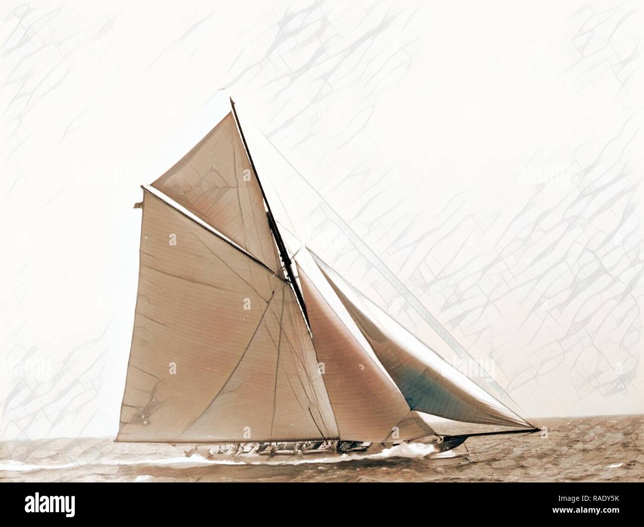 Columbia, Columbia (Sloop), Yachts, 189. Reimagined by Gibon. Classic ...