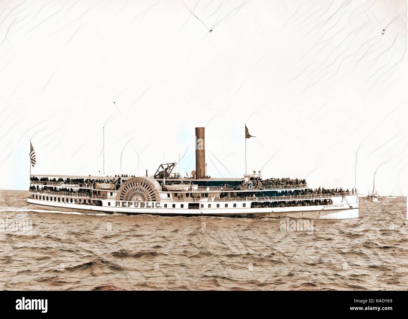 N.Y.Y.C. steamer Republic, New York Yacht Club, Grand Republic (Side ...
