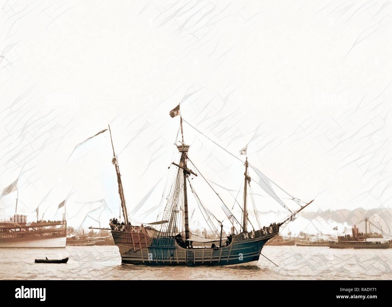 Spanish caravel Santa Maria, Santa Maria (Sailing ship : Replica ...