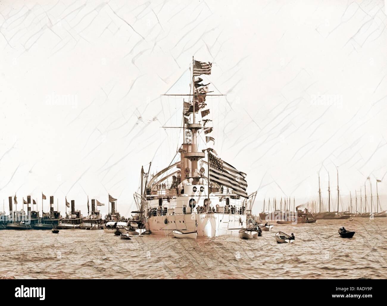 U.S.S. Kearsarge, Kearsarge (Battleship), Battleships, American, 189 ...