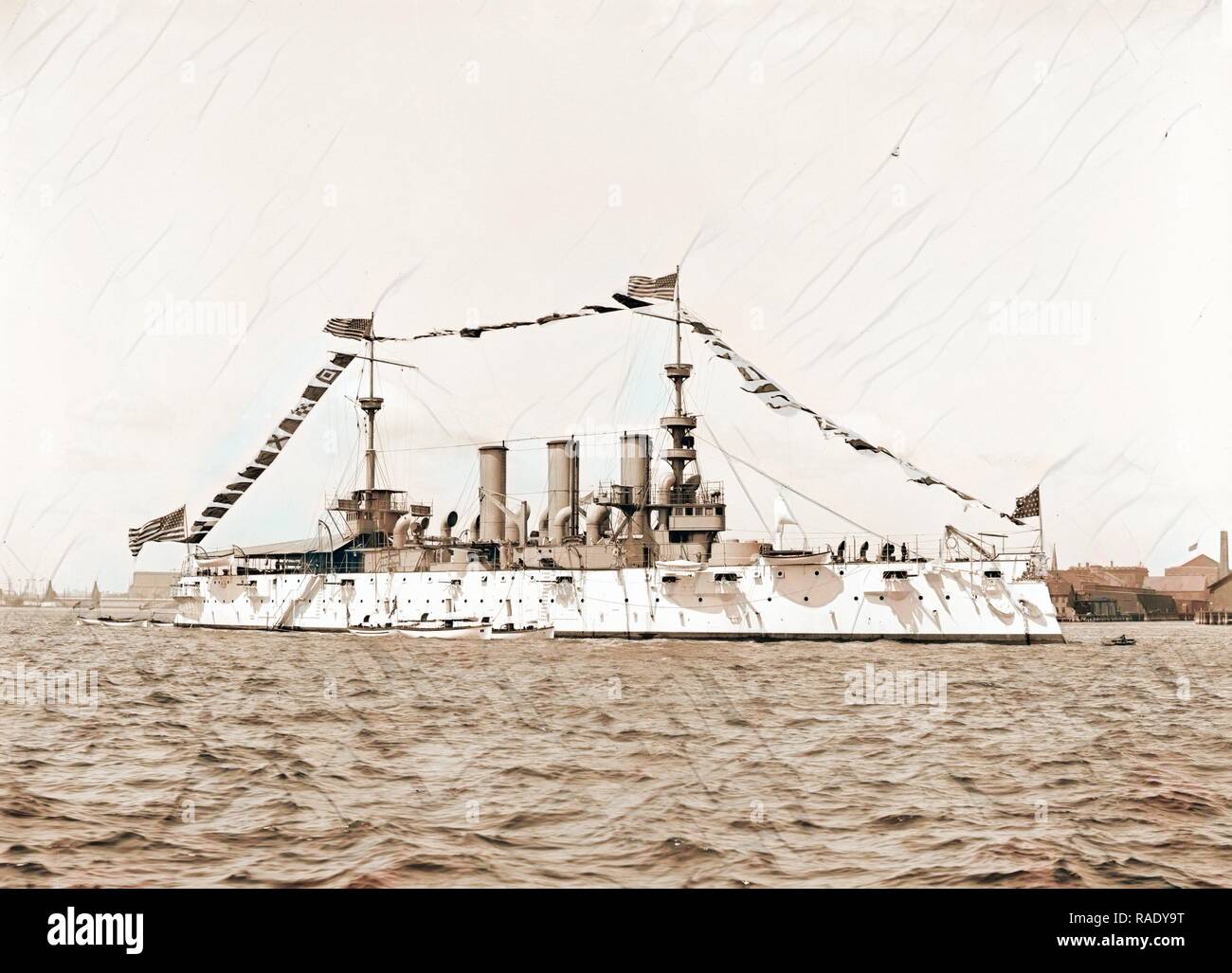 U.S.S. New York, New York (Cruiser), Cruisers (Warships), American, 189 ...