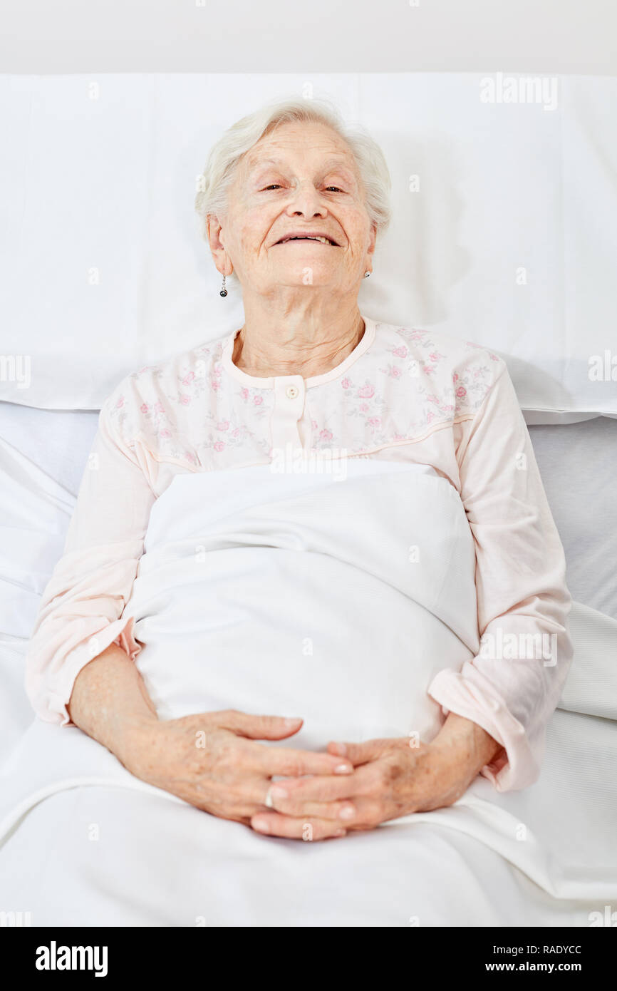 Happy Patient In Hospital