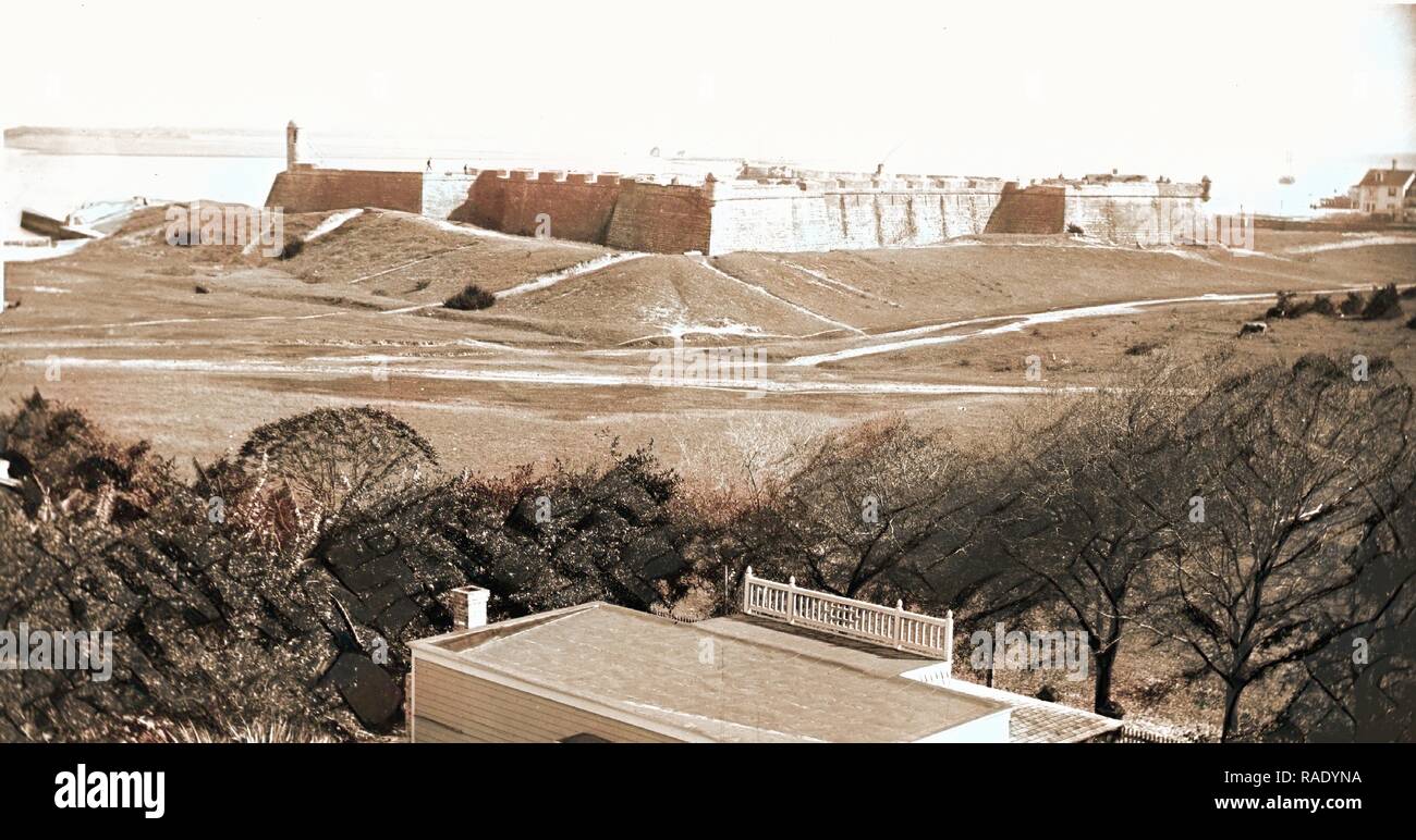 Fort Marion, Jackson, William Henry, 1843-1942, Forts & fortifications ...