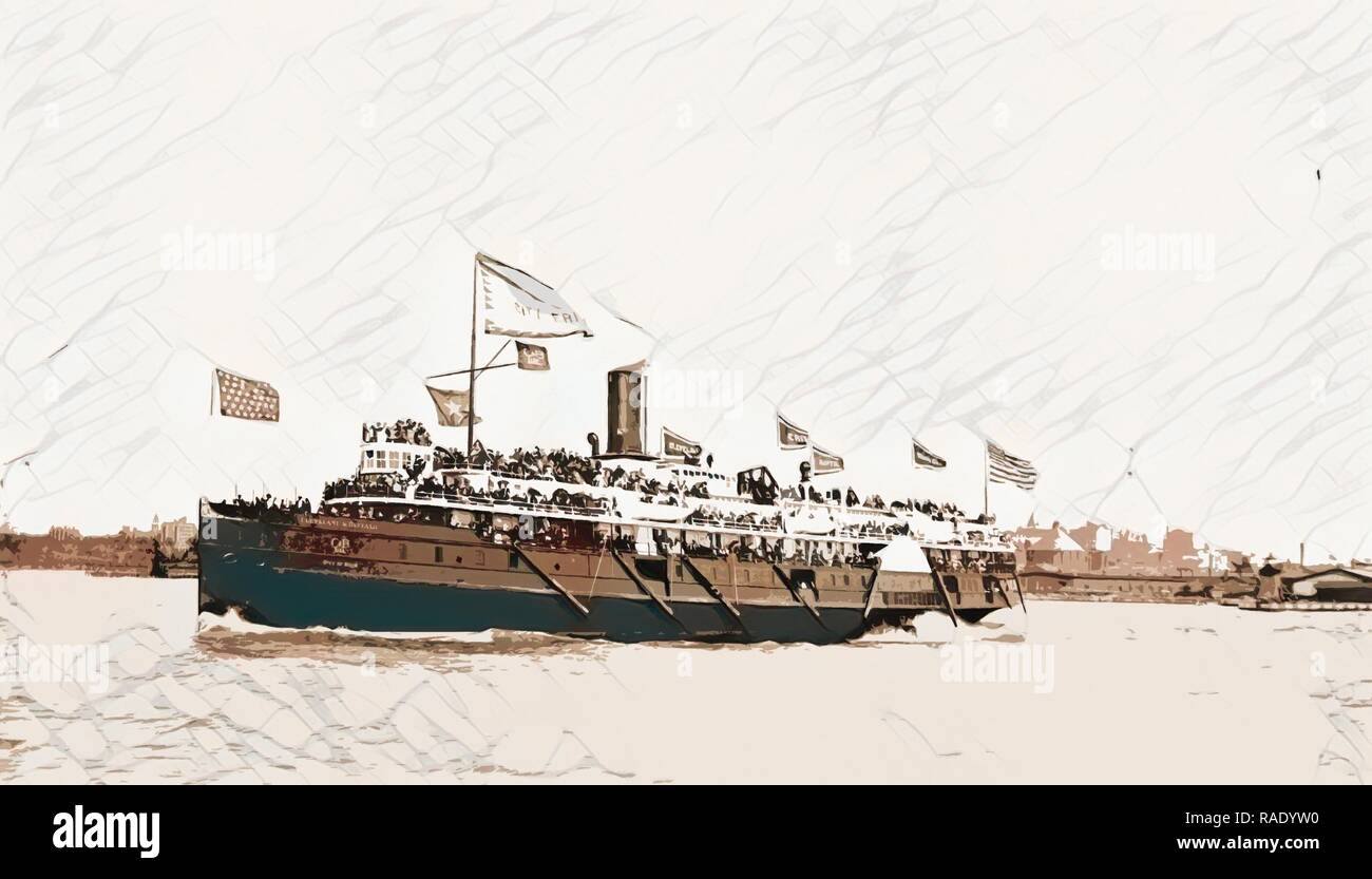 City of Erie steamer, City of Erie (Steamboat), Steamboats, 190 ...