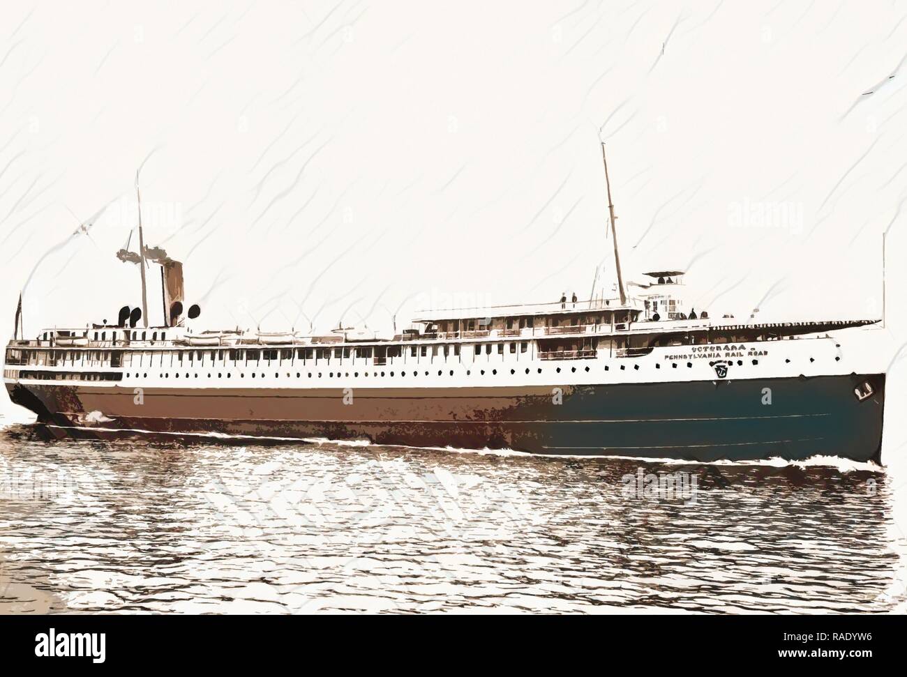 Octorara, Octorara (Steamship), Ships, 191. Reimagined by Gibon ...