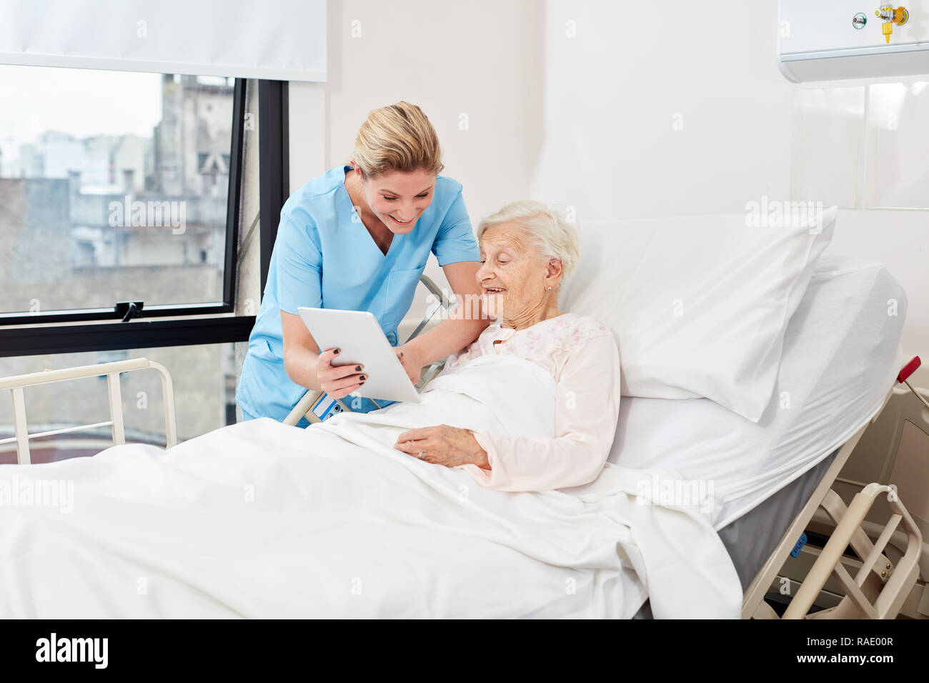 Bedside tablet hi-res stock photography and images - Alamy