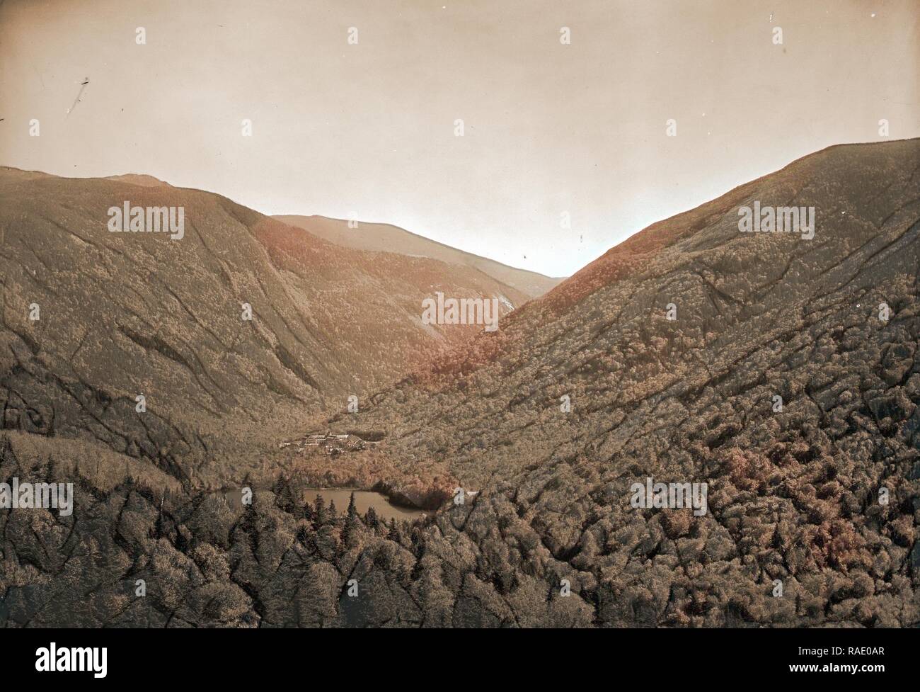 Mt. Lafayette and Franconia Notch from Bald Mtn, White Mountains ...