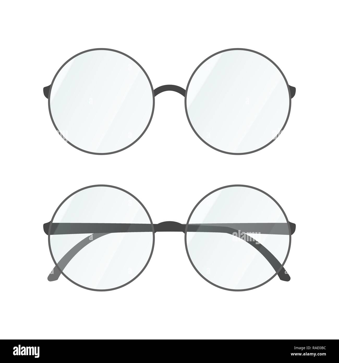 Round rim glasses hi-res stock photography and images - Alamy