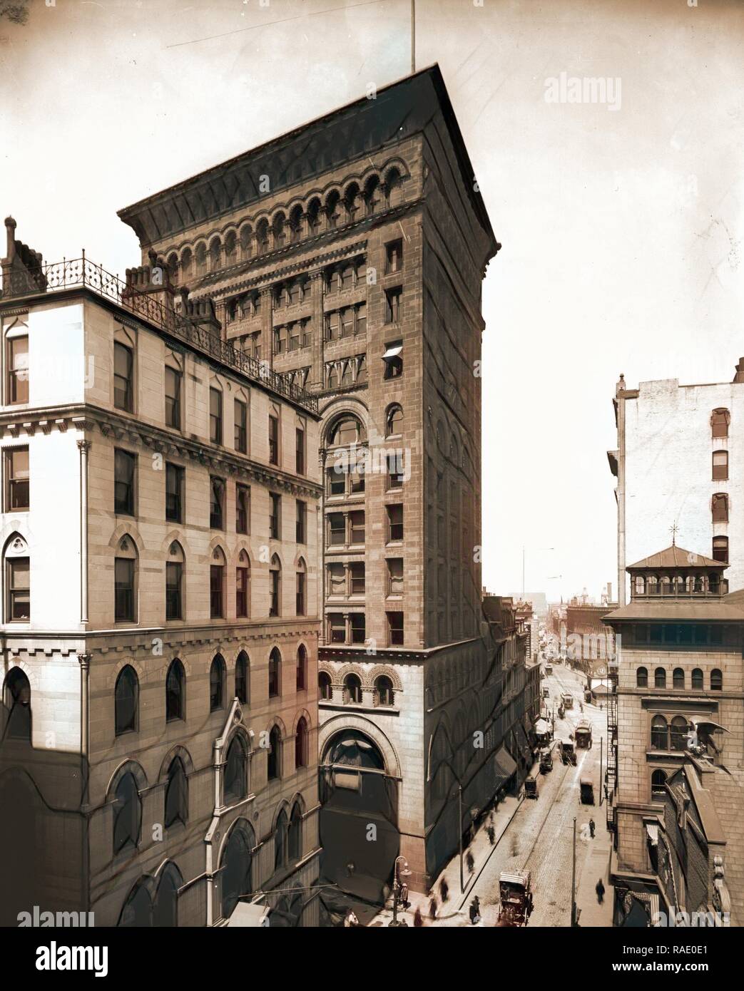 Ames Building and Washington Street, Boston, Office buildings ...